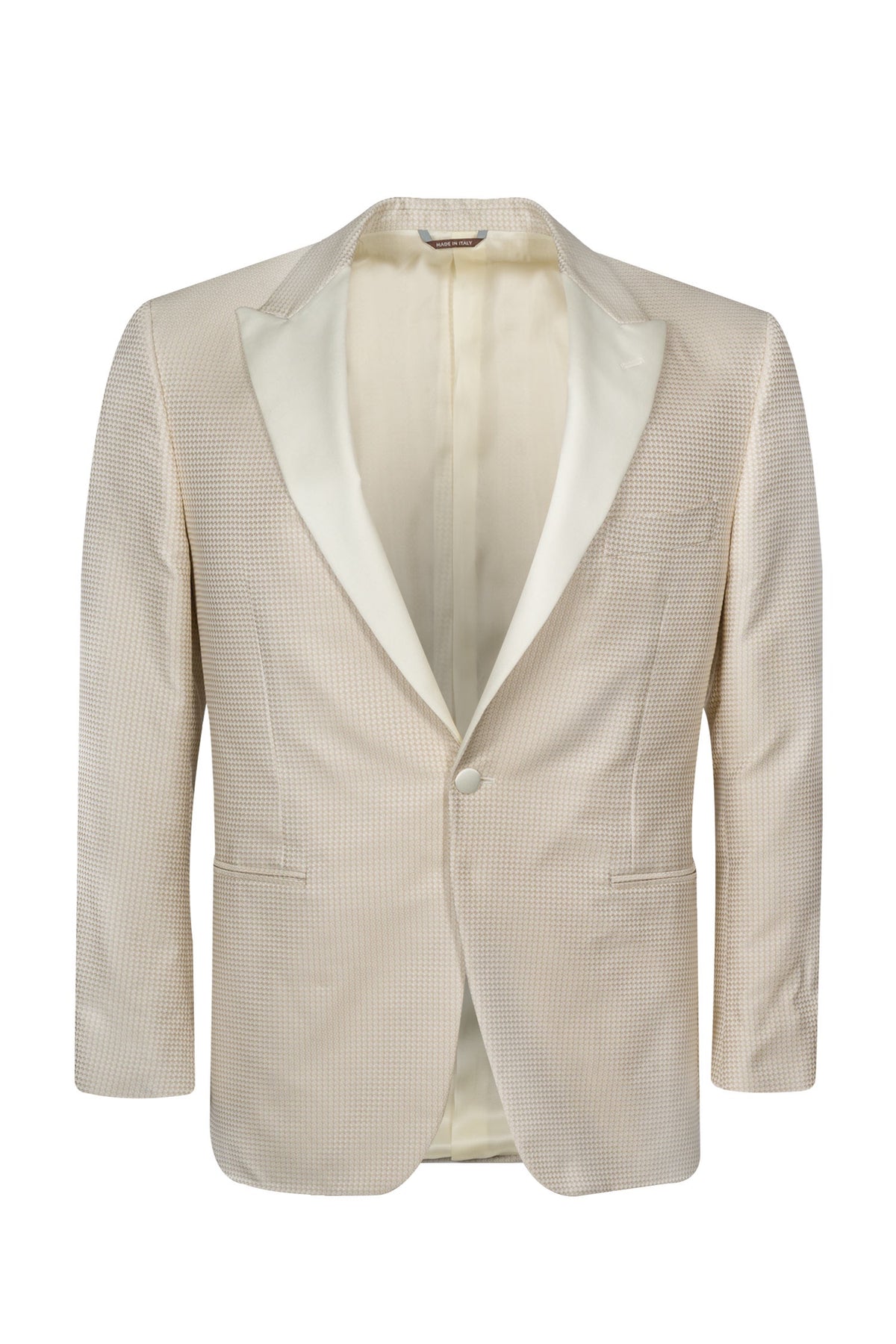 CANALI Champagne Patterned Dinner Jacket — Mitchell Ogilvie