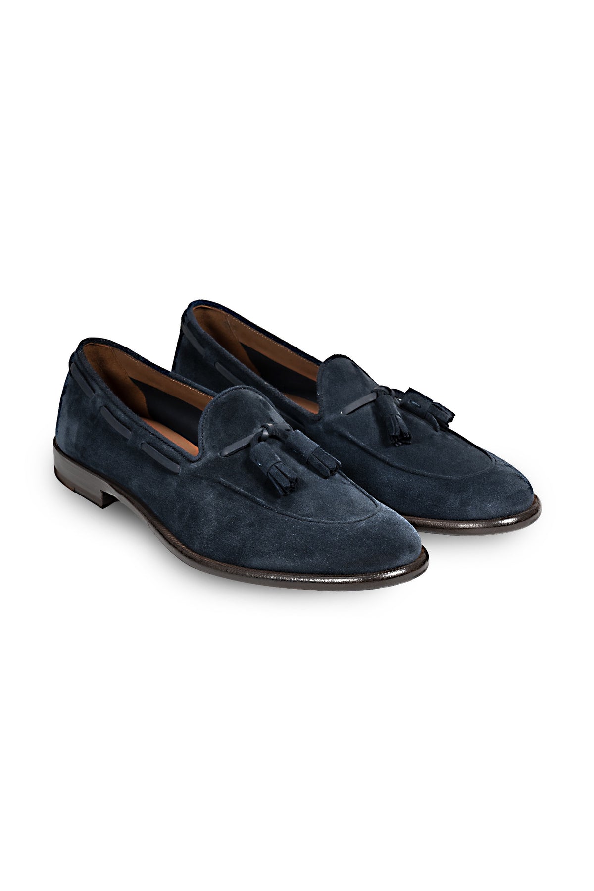 FRATELLI ROSSETTI | Suede Loafer | Dark Blue — Mitchell Ogilvie