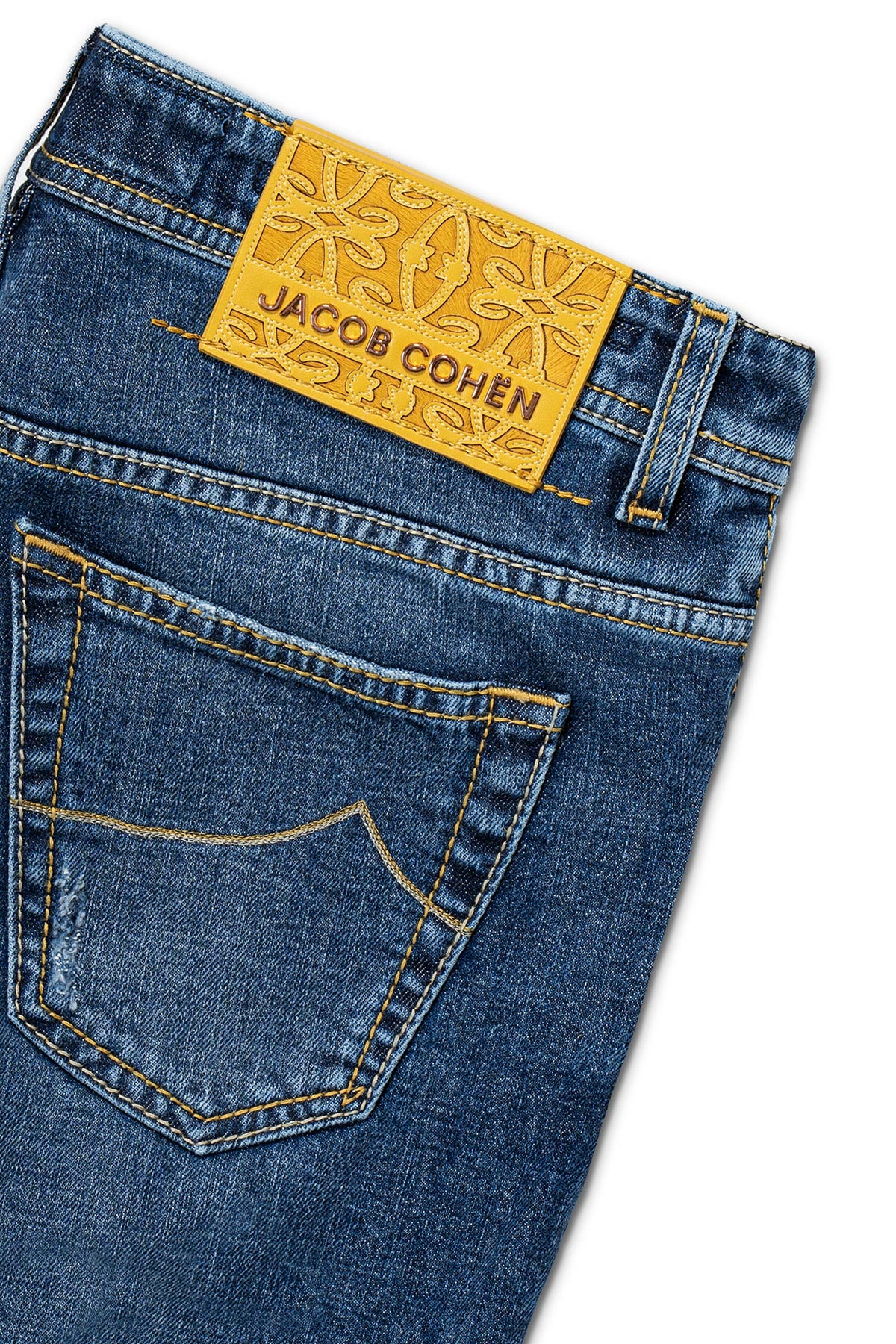 Jacob Cohen Denim Scott Lattice Label Jeans — Mitchell Ogilvie
