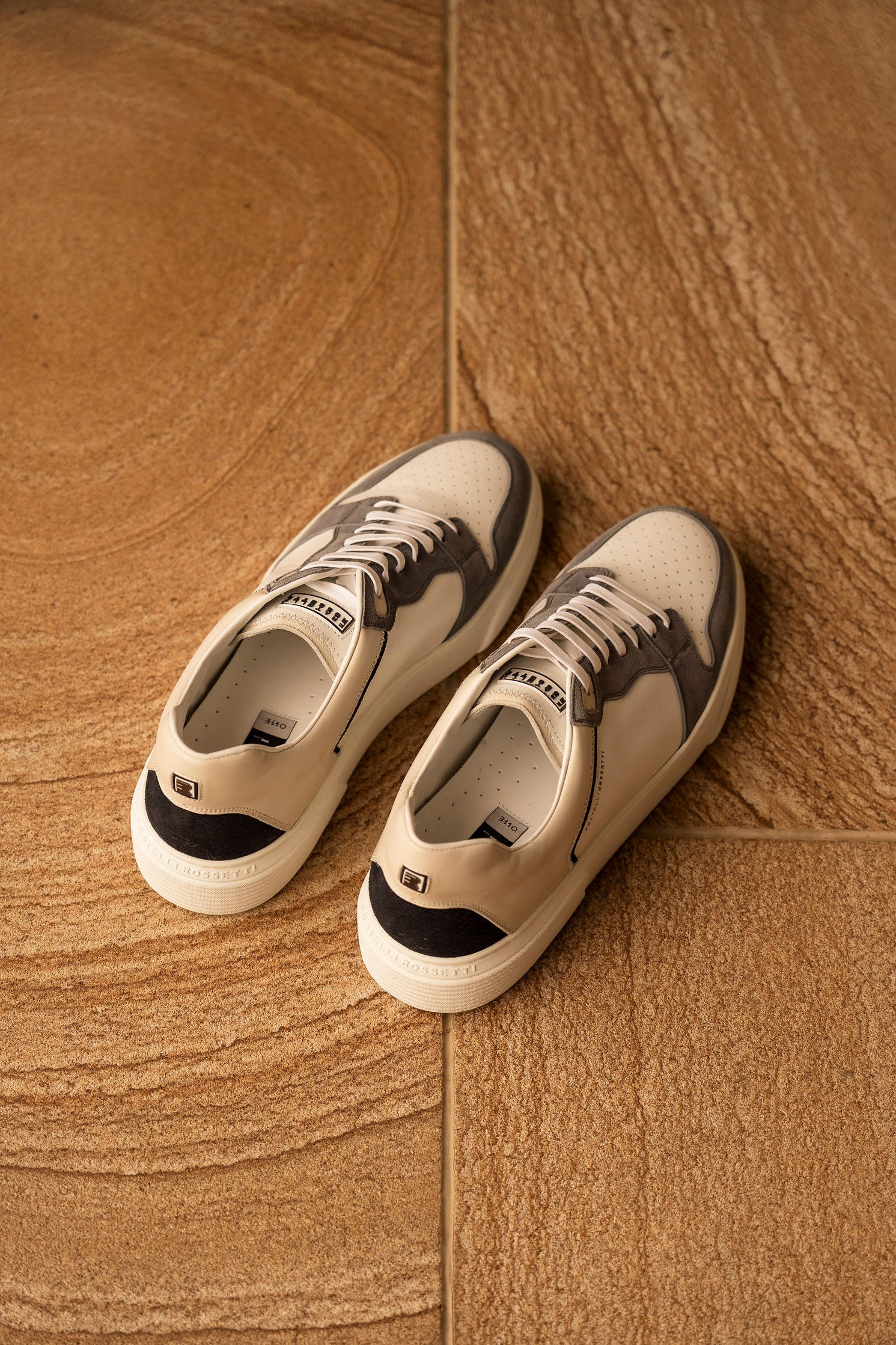 FRATELLI ROSSETTI Grey Textile Sand Shoe — Mitchell Ogilvie